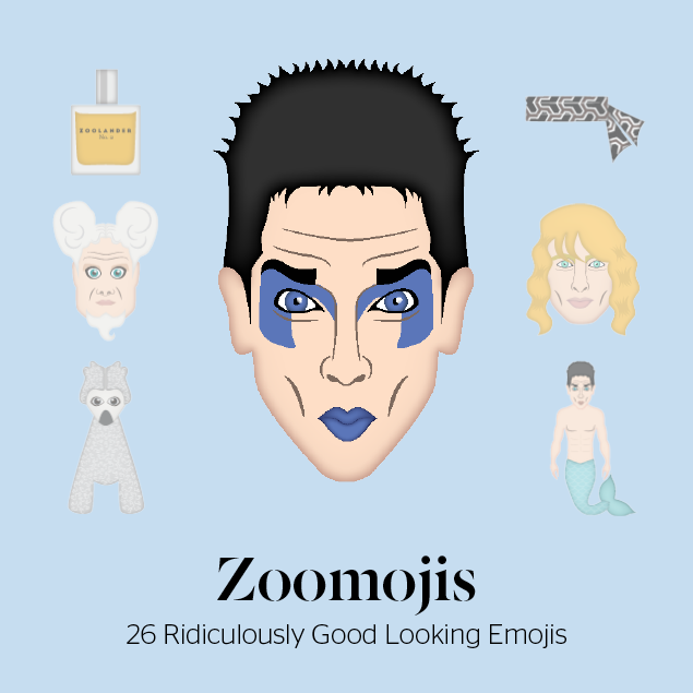 Zoomoji : Les emojis 100% Zoolander