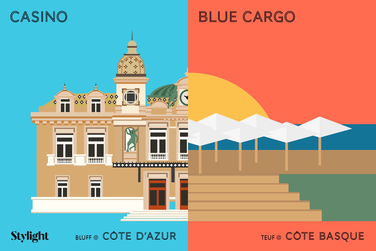 Cote d Azur VS Cote Basque - Stylight -casino blue cargo