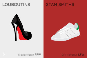 Louboutins vs Stan Smith