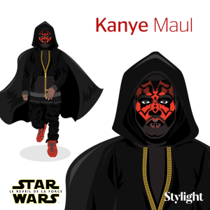 Kanye West as Darth Maul is Kanye Maul by Stylight