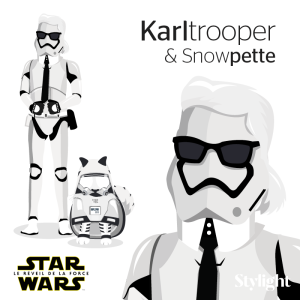Karl Lagerfeld as a stormtrooper is Karltrooper by Stylight