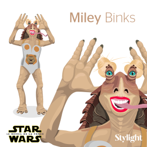 Miley Cyrus as Jarjar Binks is MILEY BINKS by Stylight
