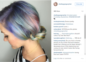 Shelly gregory rainbow hair Stylight