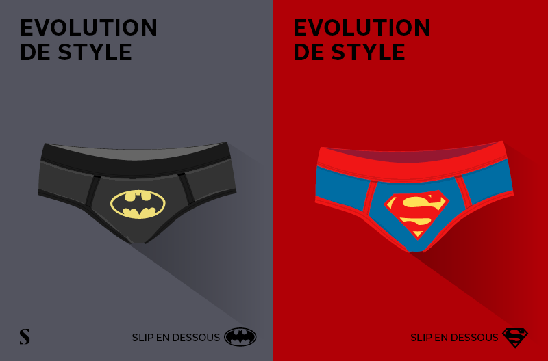 Batman VS Superman qui est le plus style -Stylight-slips-de-heros