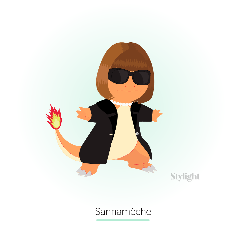Anna Wintour en salameche-pokemon pokemode -stylight