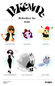 Pokemode infographie relookez-les tous -Stylight