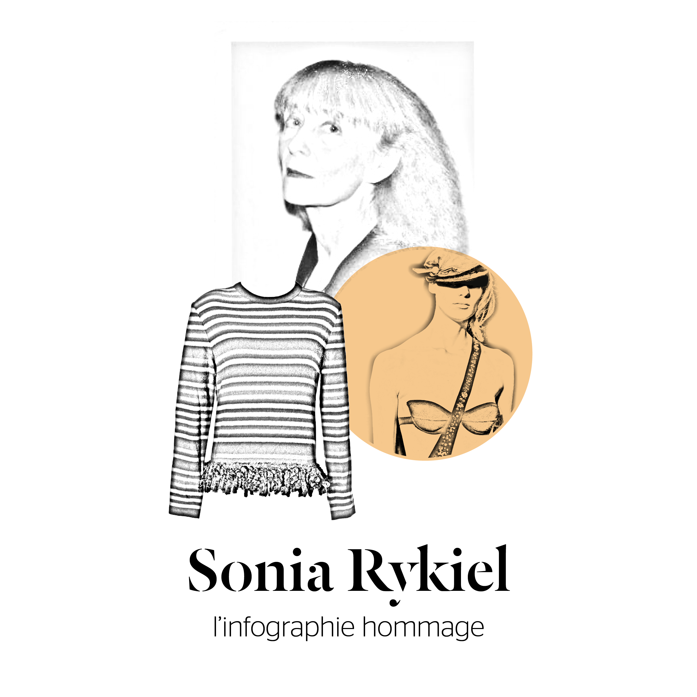 Sonia Rykiel, l’infographie hommage
