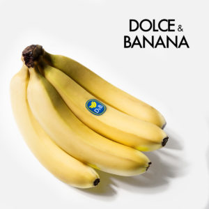 Quand la healthy food envahit les logos de mode -Stylight.Dolce banana