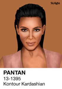 PANTAN -les addicts aux UV dans une palette de couleurs Pantone-Stylight- Kim Kardashian