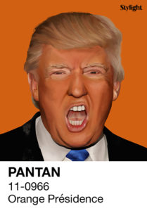 PANTAN -les addicts aux UV dans une palette de couleurs Pantone-Stylight-donald Trump