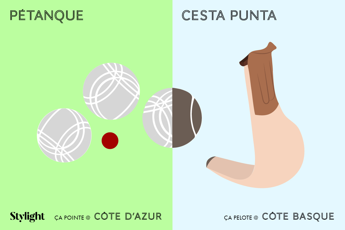 Cote d Azur VS Cote Basque - Stylight -petanque punta