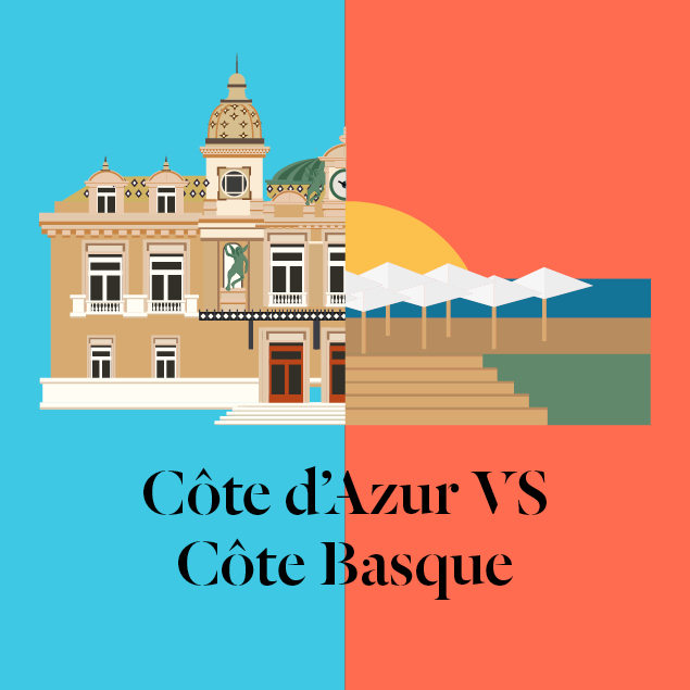 Côte d’Azur VS Côte Basque